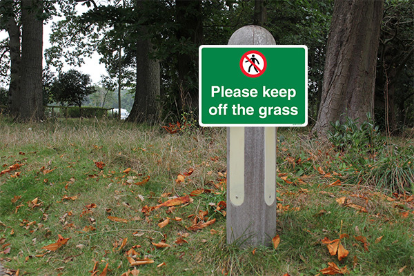 Keep Off Grass